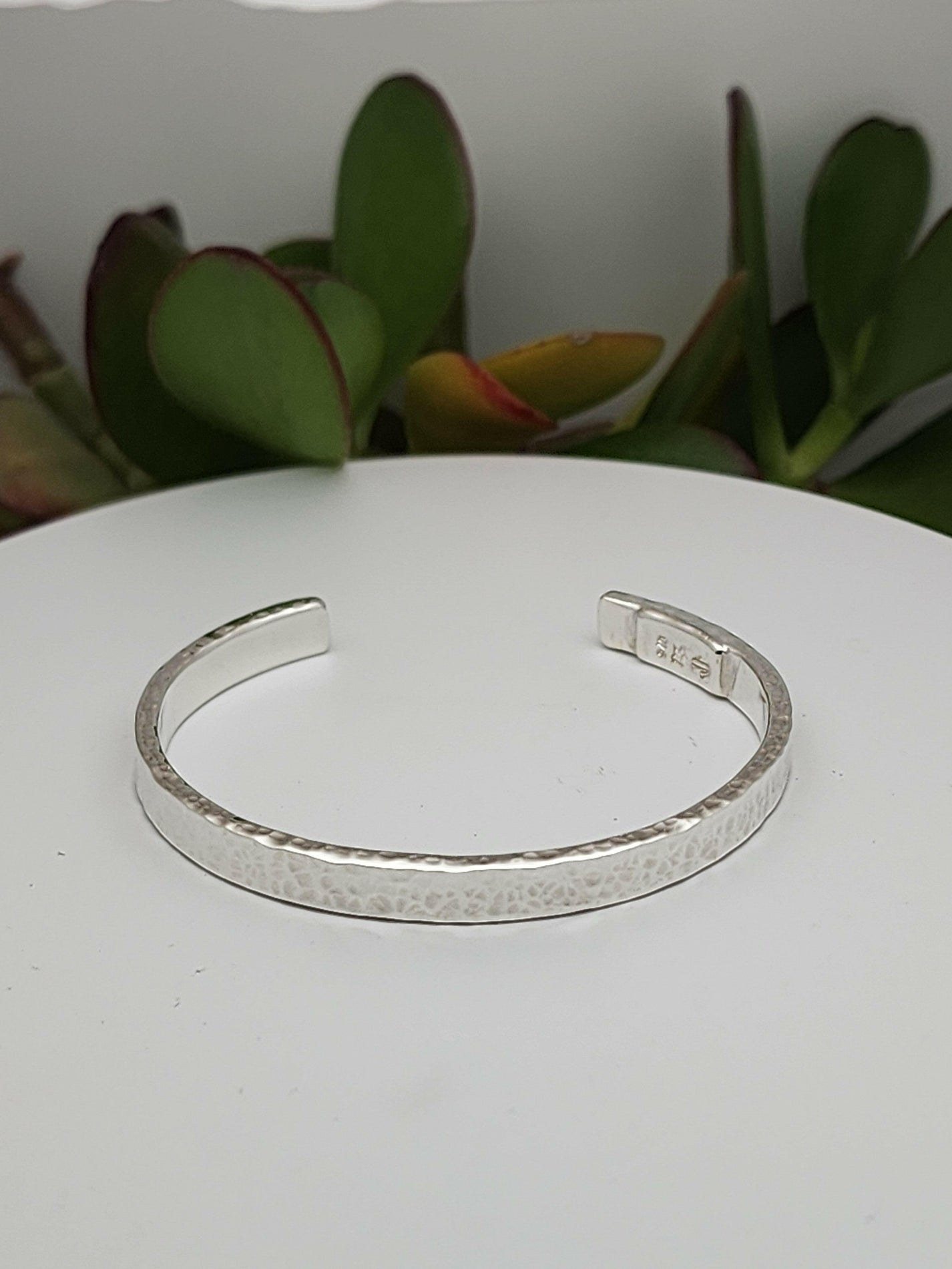 Unisex Hammered Cuff Bracelet, MITHRA